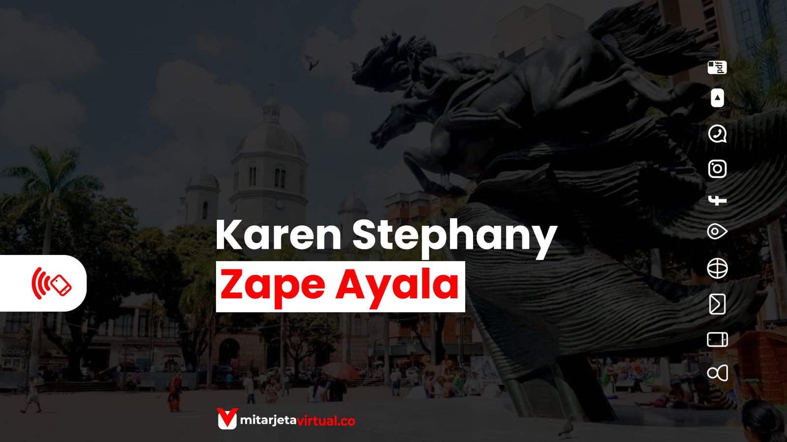 Karen Stephany Zape Ayala | Mi Tarjeta Virtual | Secretaria de Gobierno